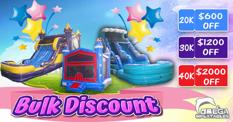 Commercial Grade Inflatables Bulk Discount – Omega Inflatables Factory