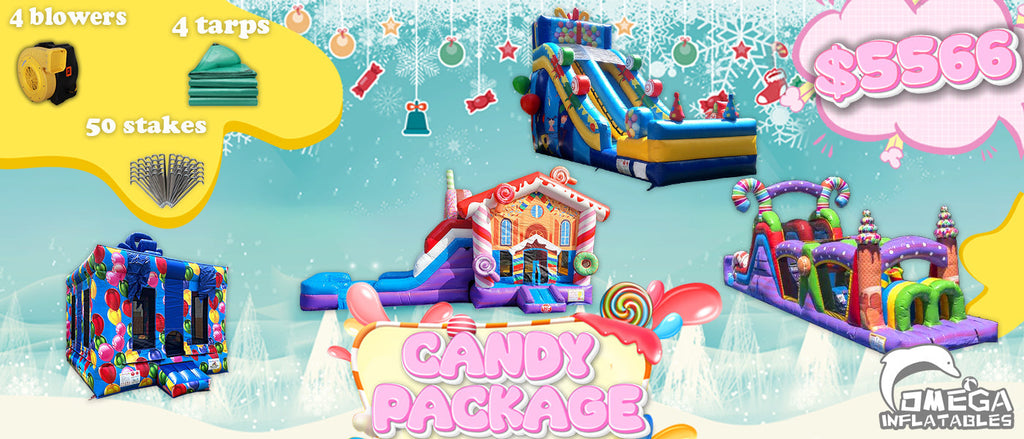 Candy Package Deal For Commercial Inflatables – Omega Inflatables Factory