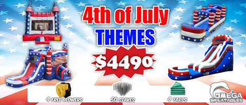 4th of July Themes Inflatable Package Deal – Omega Inflatables Factory