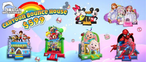 Cartoon Bouncers $599 – Omega Inflatables Factory