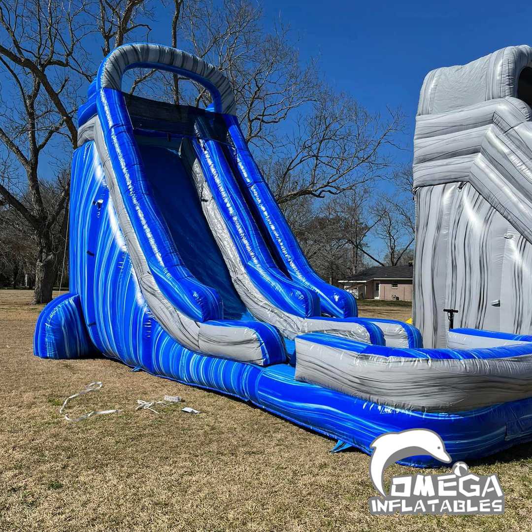 Customer Feedback - 22FT Inflatable Marble Blue Water Slide – Omega ...