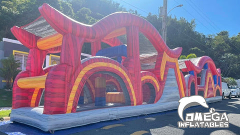 Marble Shadow Obstacle Course – Omega Inflatables Factory