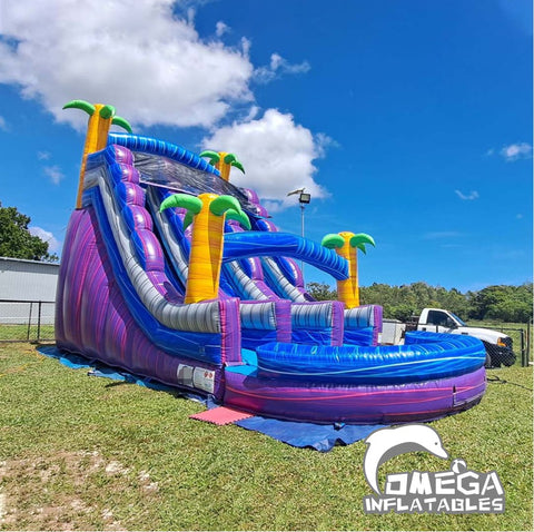 Customer Feedback - 20FT Purple Tropical Water Slide | Omega ...