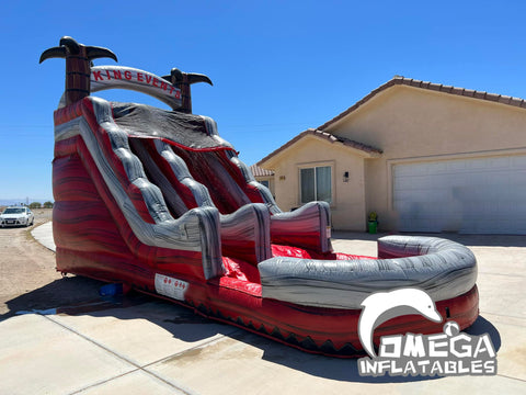16FT Red Rush Water Slide – Omega Inflatables Factory