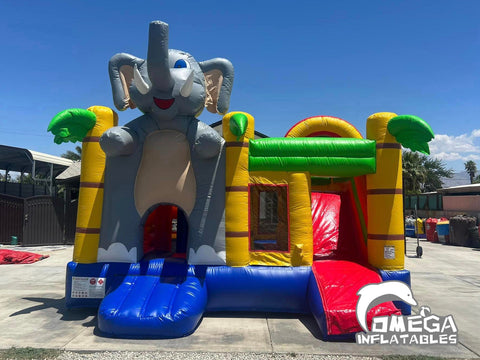Inflatable Elephant Jumper Combo – Omega Inflatables Factory
