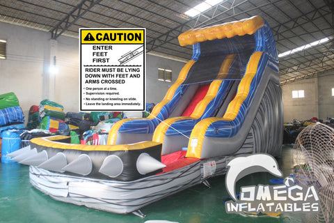 Safety Warning Sign – Omega Inflatables Factory