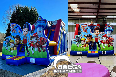 Paw Patrol Commercial Inflatable Playland – Omega Inflatables Factory