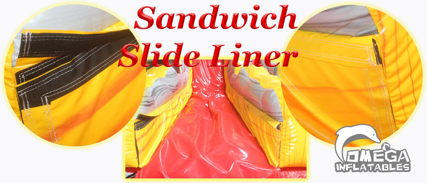 Sandwich Slide Liner – Omega Inflatables Factory