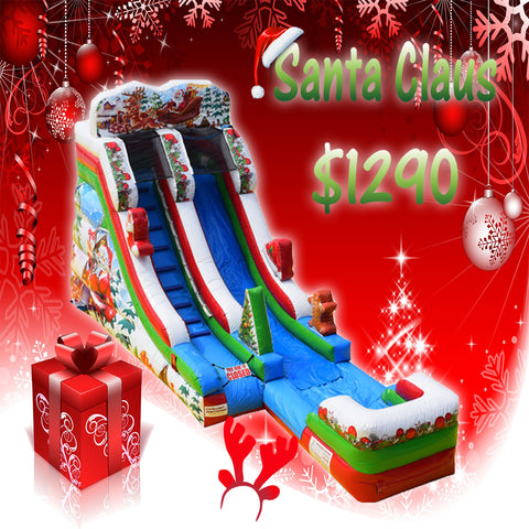 Santa Claus Slide – Omega Inflatables Factory