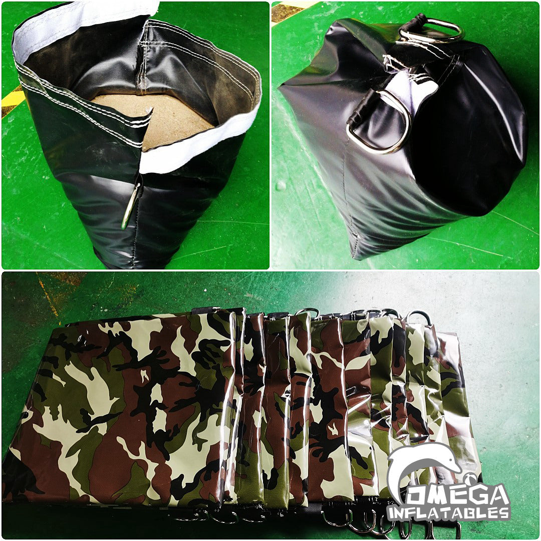 Sand Bags for Commercial Inflatables – Omega Inflatables Factory