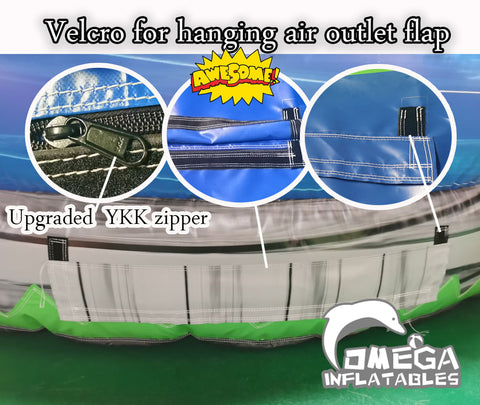 Upgraded - YKK zipper and Velcro – Omega Inflatables Factory