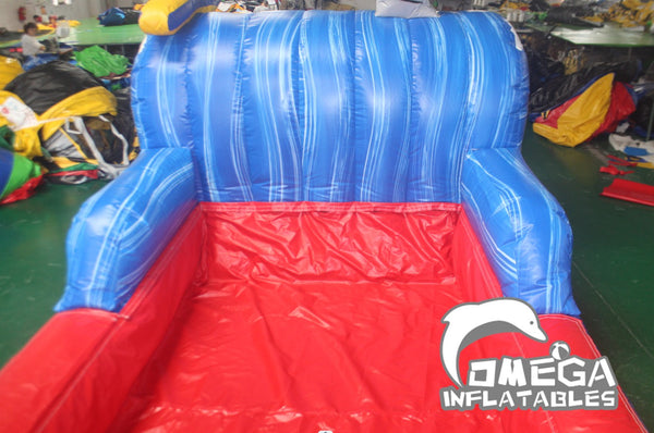 Omega Inflatables Factory - 23FT Shark Sighted Double Drop Wet Dry Slide