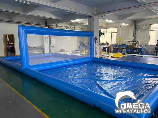 Omega Inflatables Factory - Commercial Inflatable Volleyball Pool/ Court