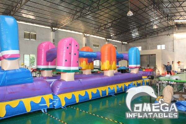 Omega Inflatables Factory - 27FT Ice Pops Water Slide