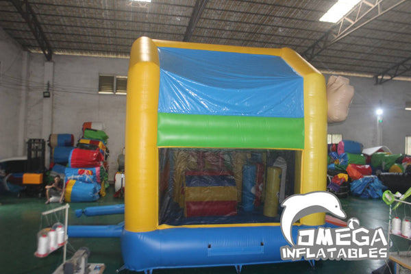 Omega Inflatables Factory - Clown Inflatables Jumper Combo with Roof