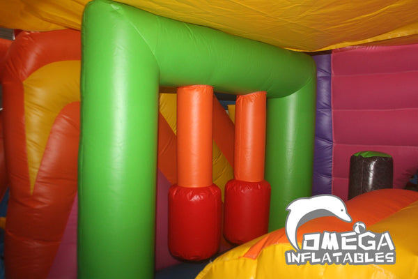 Omega Inflatables Factory - 10x10ft Colorful Bounce House