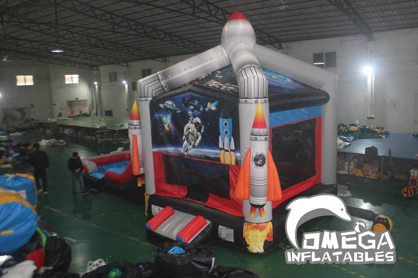 Omega Inflatables Factory - Inflatable Space Combo Moon Bouncers for Sale