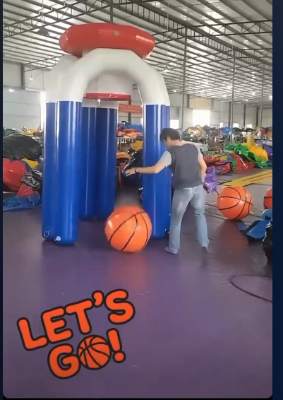 Omega Inflatables Factory - Inflatable Basketball Shooting Game