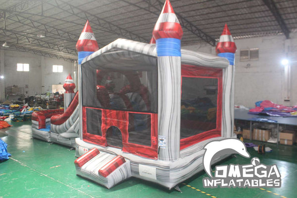 Omega Inflatables Factory - Titanium Dual Lane Front Loader Combo