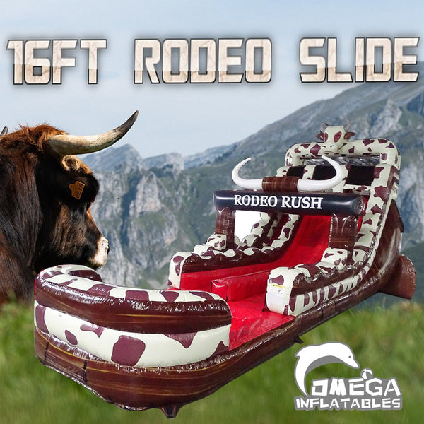 Omega Inflatables Factory - Rodeo Rush Hybrid Inflatable Water Slide