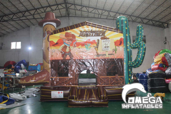 Omega Inflatables Factory - Cowboy Bounce House