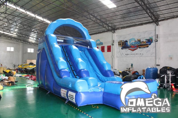 Omega Inflatables Factory - 14FT Blue Water Slide