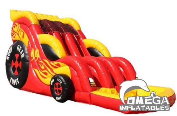 14FT Commercial Inflatable Manufacturers Race Car Water Slide | Omega ...