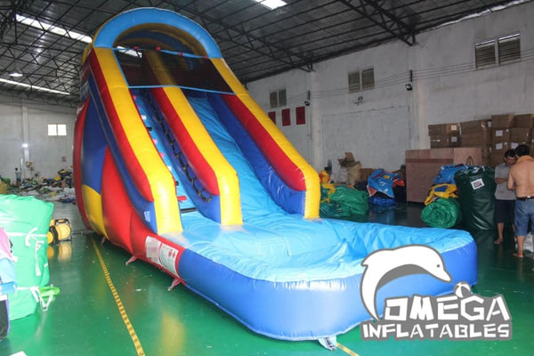Omega Inflatables Factory - 16FT Colorful Water Slide