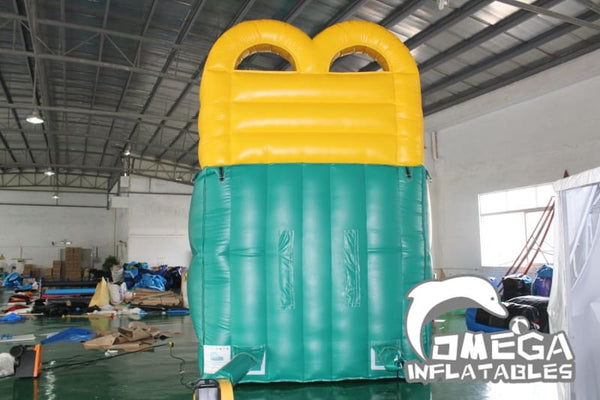 Omega Inflatables Factory - 16FT Double Arches Wet Dry Slide