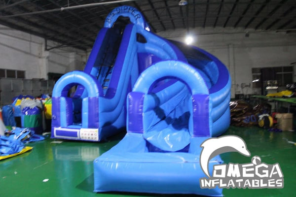 Omega Inflatables Factory - 18FT Big Dipper Water Slide with Pool