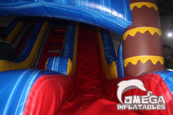 Omega Inflatables Factory - 18FT Inflatable Wild Wave Water Slide