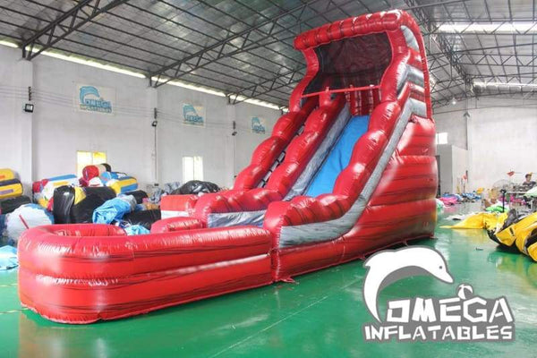 Omega Inflatables Factory - 18FT Inflatables Supplier Marble Red Wet ...