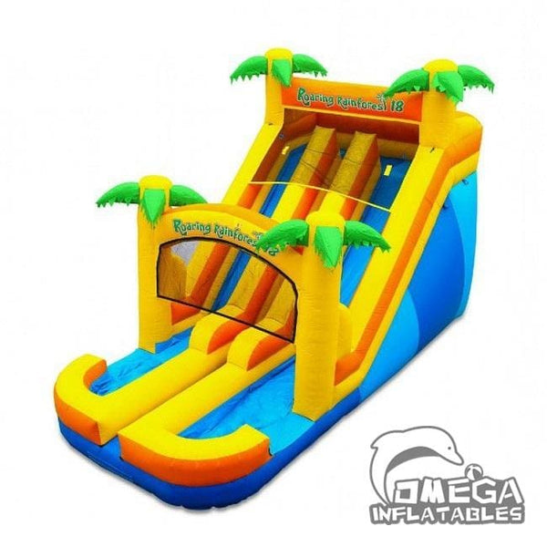 Omega Inflatables Factory - 18FT Roaring Rainforest Water Slide