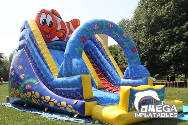 Omega Inflatables Factory - 18FT Under The Sea Inflatables Dry Slide