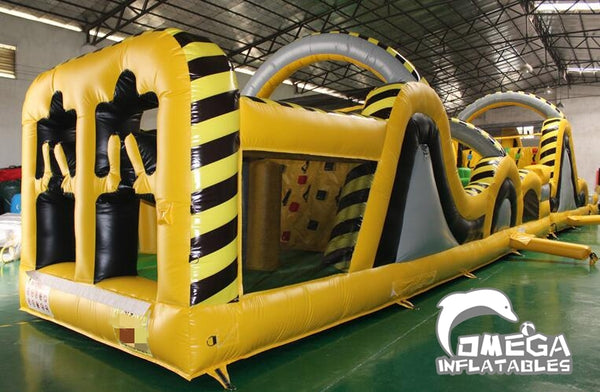 Omega Inflatables Factory - 105′ Extreme Cliffhanger Obstacle Course