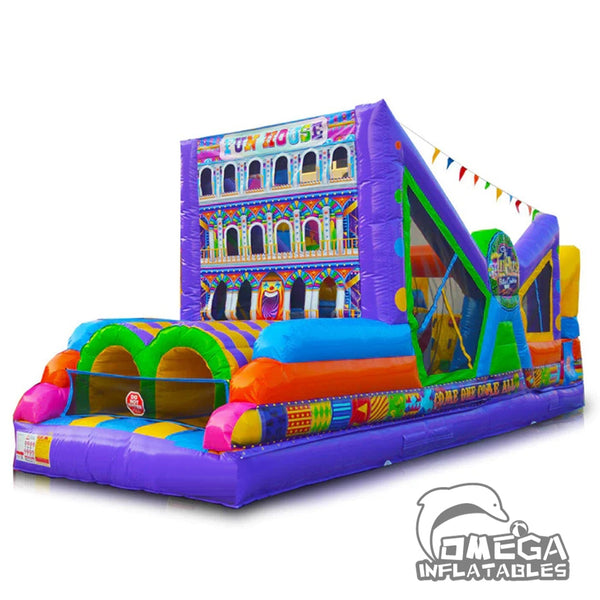 Omega Inflatables Factory - Danger Zone Obstacle Course Commercial ...