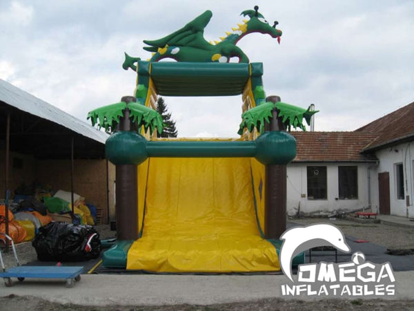 Omega Inflatables Factory - 2 Part Dragons Forest Obstacle Course