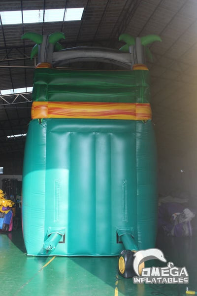 Omega Inflatables Factory - 20FT Palm Tree Wet Dry Slide