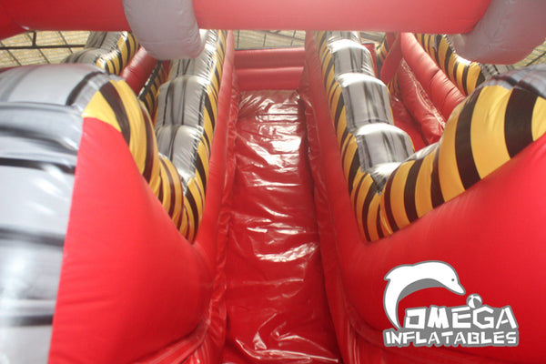 Omega Inflatables Factory - 20FT Purple Tropical Water Slide