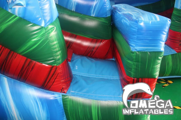 Omega Inflatables Factory - 21FT Multiple Marble Rampage Water Slide