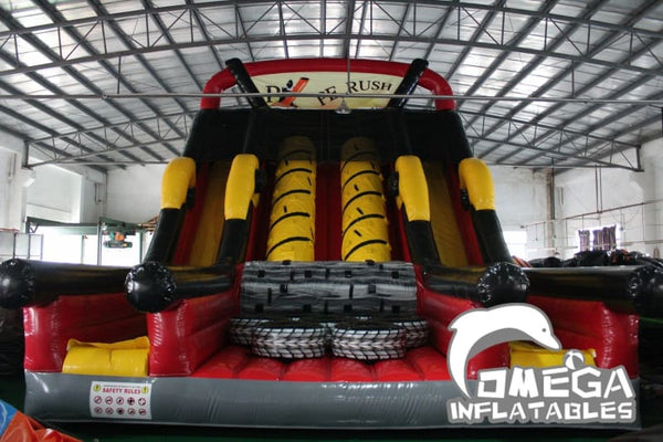 Omega Inflatables Factory - 22FT Double-Lane Pipe Rush Slide
