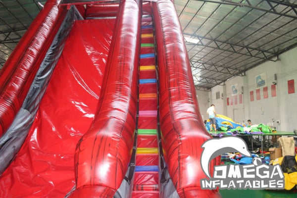 Omega Inflatables Factory - 22FT Marble Red Water Slide