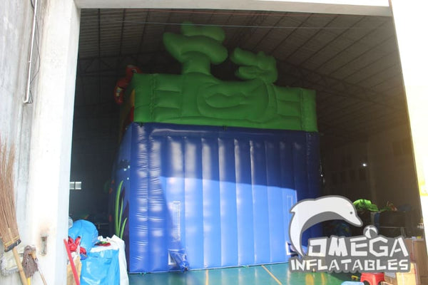 Omega Inflatables Factory - 23FT Crocodile Inflatable Slide
