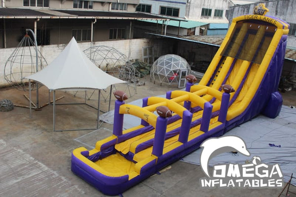 Omega Inflatables Factory - 27FT LSU Tigers Themed Water Slide