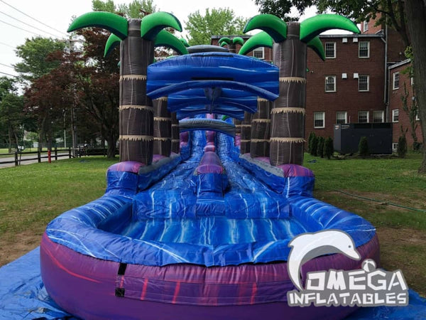 Omega Inflatables Factory - 30FT Purple Monster Water Slide