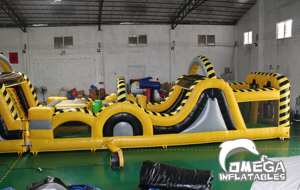 Omega Inflatables Factory - 105′ Extreme Cliffhanger Obstacle Course