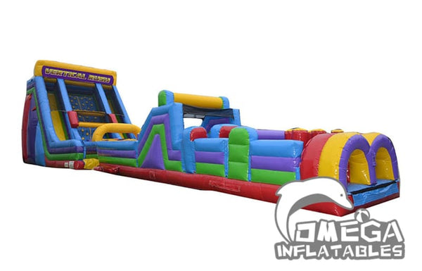 Omega Inflatables Factory - 67FT Vertical Rush Obstacle Course