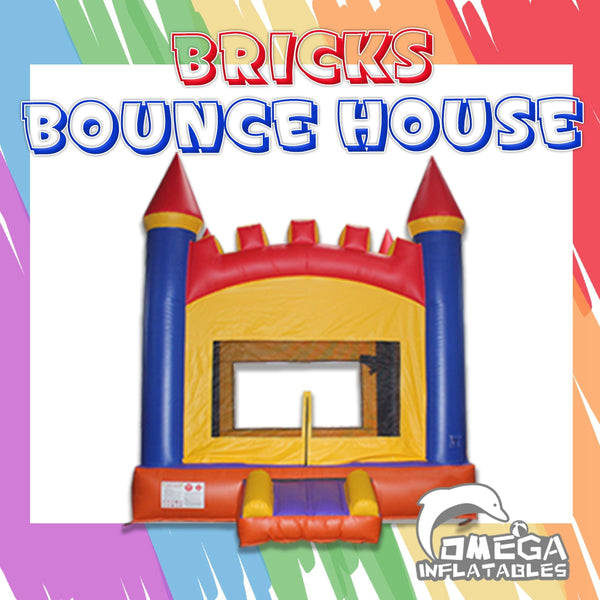 Omega Inflatables Factory - Bricks Commercial Grade Bounce House Wholesale