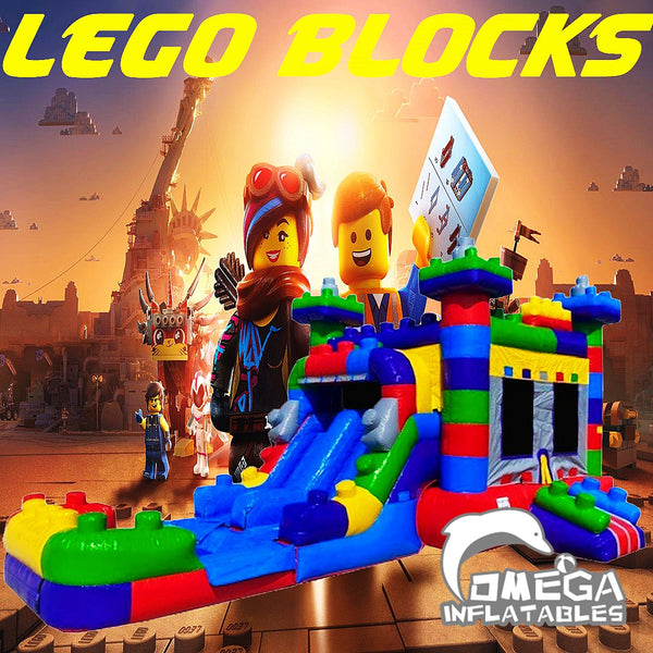 Inflatable Lego Blocks Combo | Omega Inflatables Factory