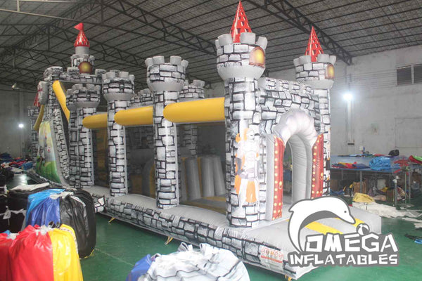 Omega Inflatables Factory - Knight Castle Medieval Obstacle Course